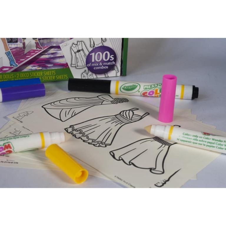 BARBIE CRAYOLA DRESS UP PLAY SET, Hobbies & Toys, Books & Magazines ...