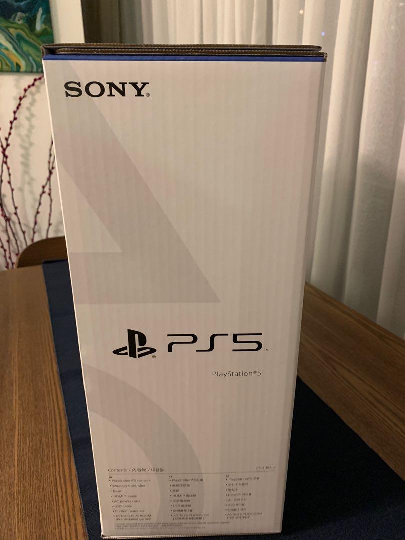 BNIB w/ Original Receipt Sony PS5 Disc Edition, Video Gaming, Video ...