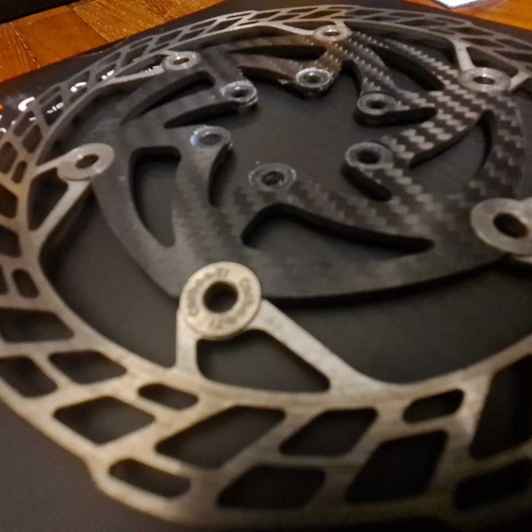 Carbon-Ti 160mm Rotors, Sports Equipment, Bicycles & Parts, Parts ...