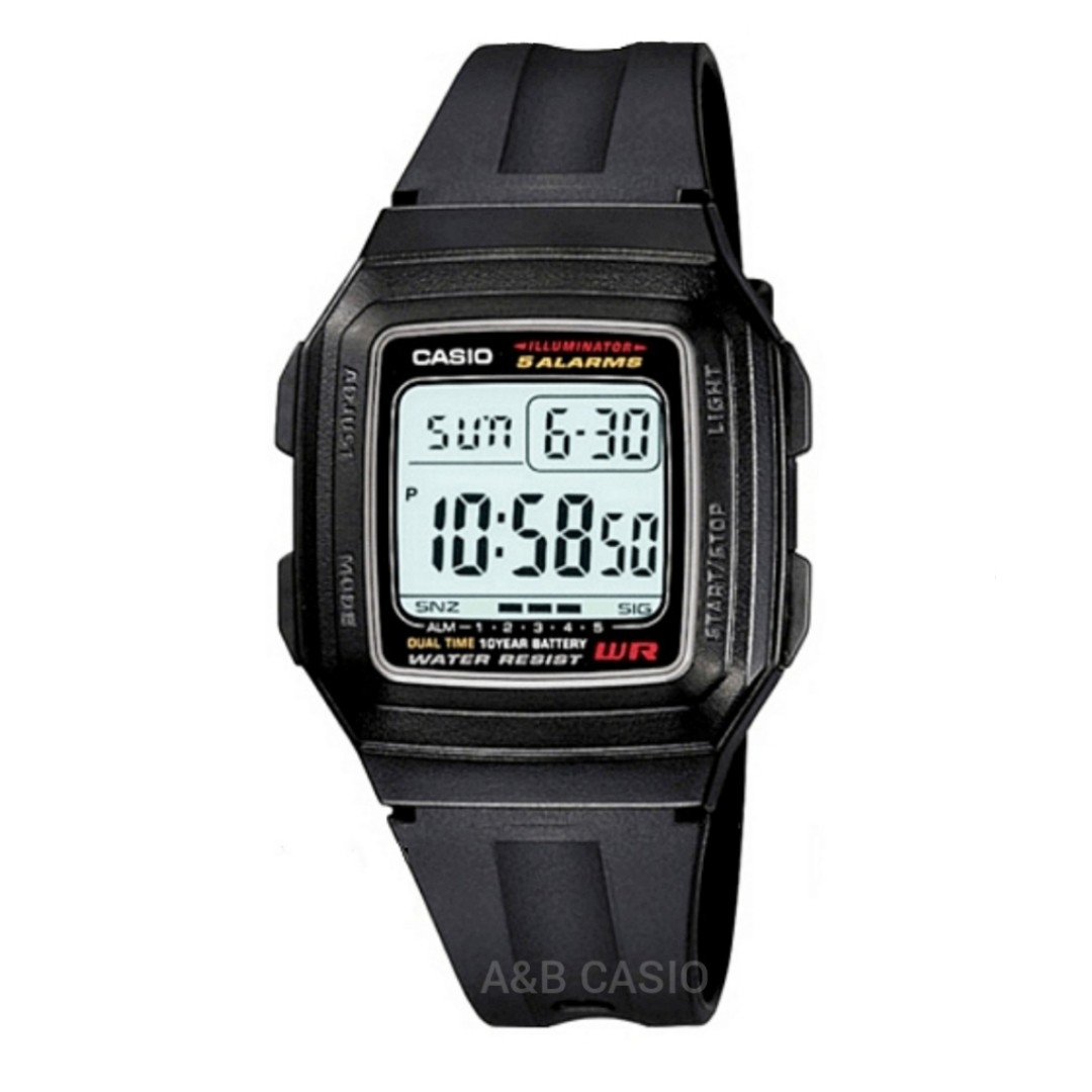 CASIO 201 (WITH MANY FEATURES INCLUDING COUNTDOWN TIMER), Men's Fashion ...