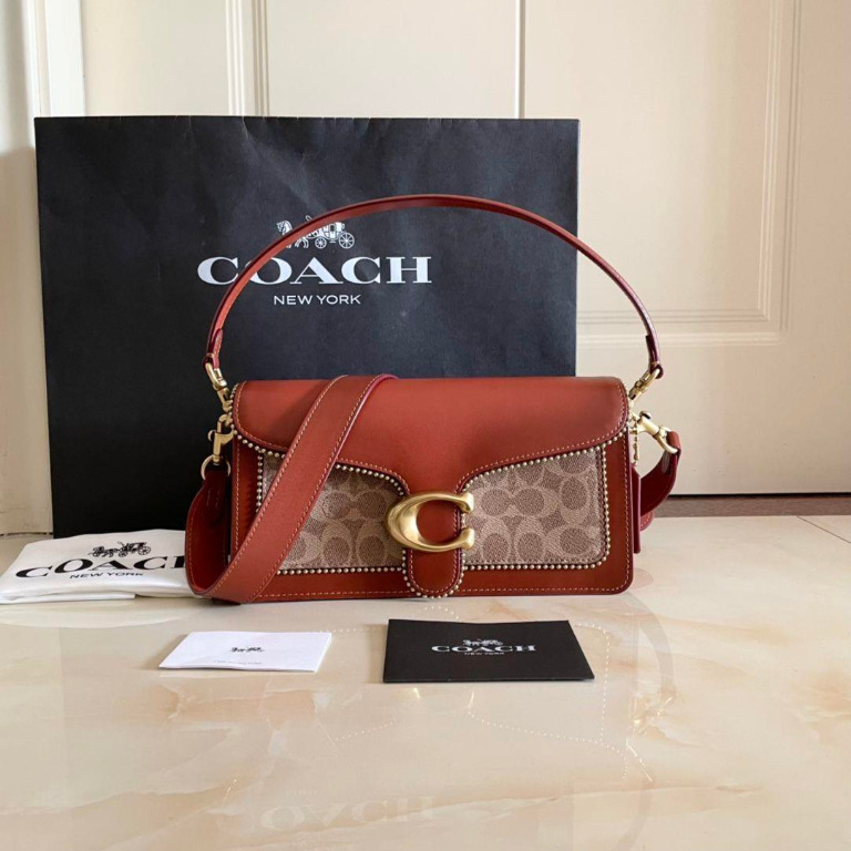 Coach Tabby26 vintage underarm flap baguette bag shoulder messenger bag ...