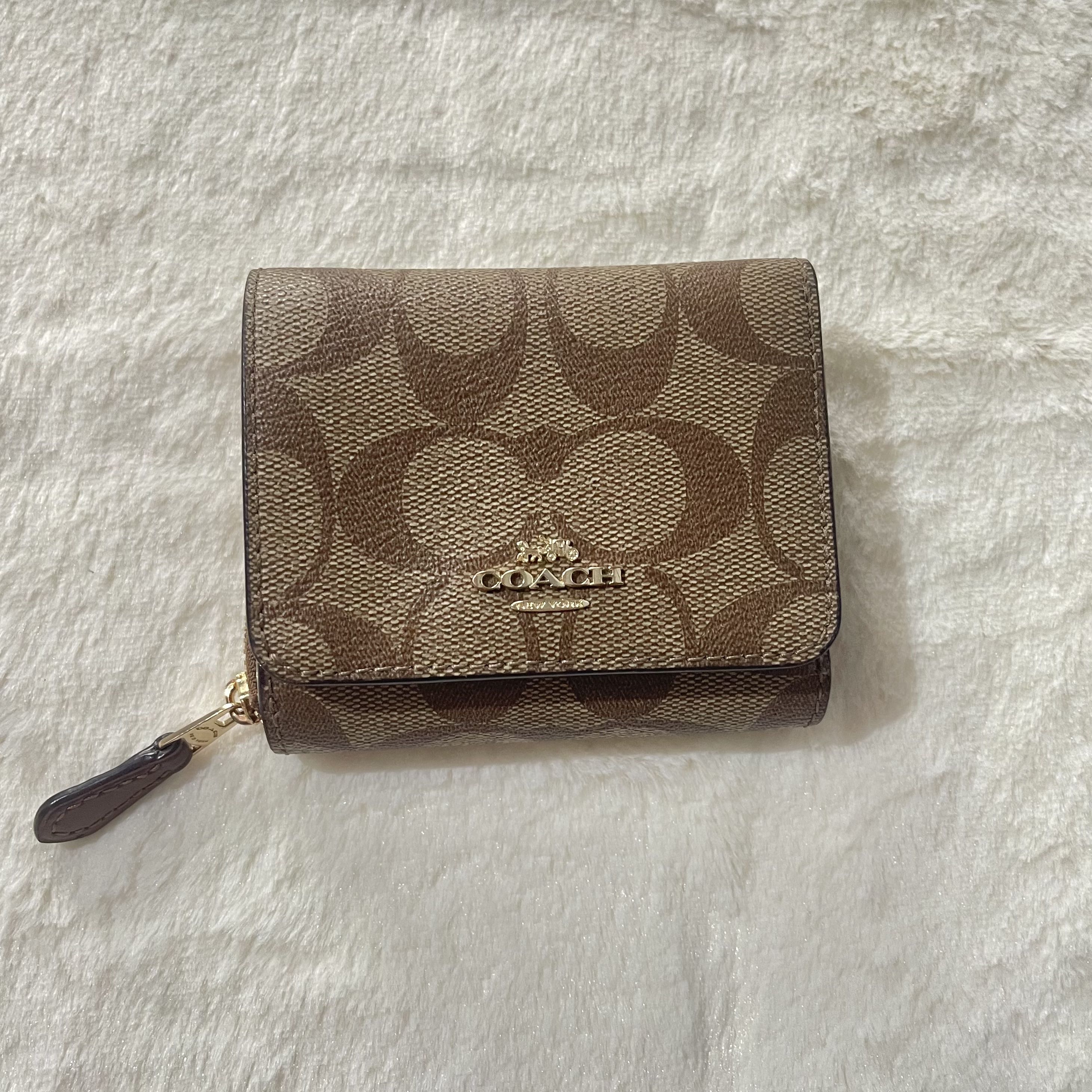 COACH TRIFOLD WALLET - JAPAN, Women's Fashion, Bags & Wallets, Wallets ...