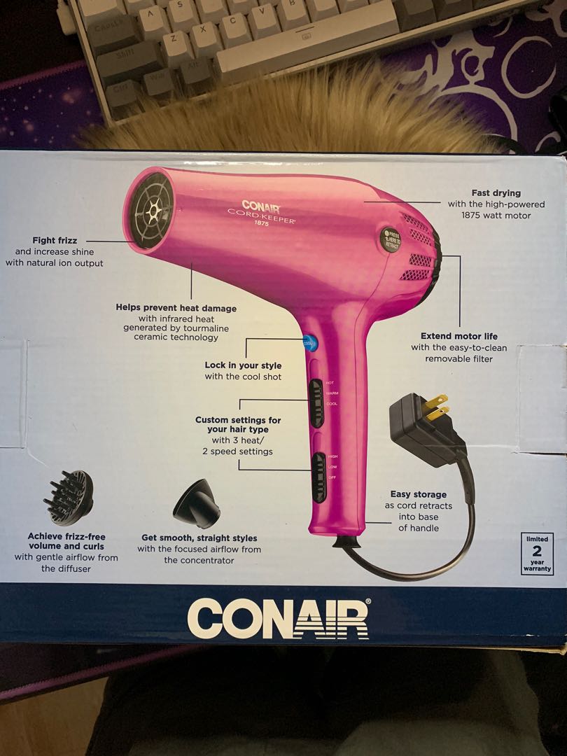 CONAIR BLOWER, Beauty & Personal Care, Hair on Carousell