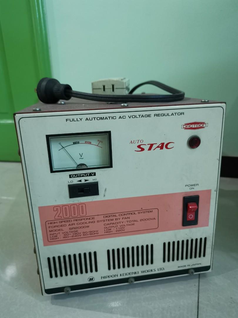 Dactron Auto Stac AV Regulator, TV & Home Appliances, Electrical ...