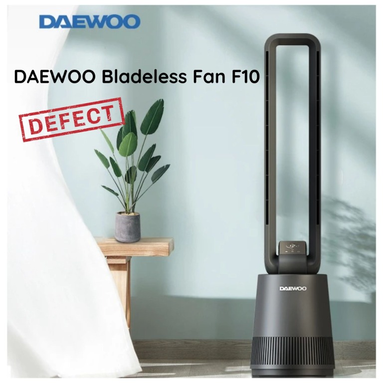 DAEWOO Leafless Fan F10 With Air Purification UV-C Sterilization ...