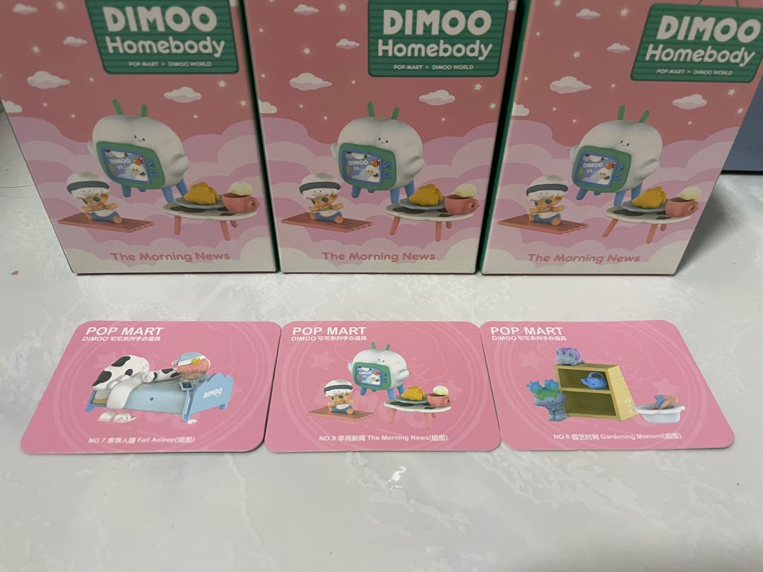 Dimoo Homebody Series, Hobbies & Toys, Memorabilia & Collectibles, Fan ...