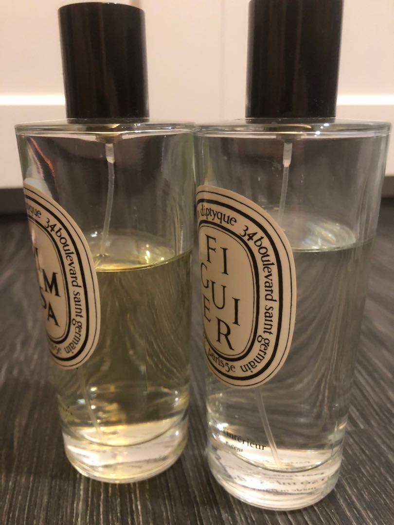 Diptyque room spray 150ml bottle - Mimosa & Figuier, Furniture & Home ...