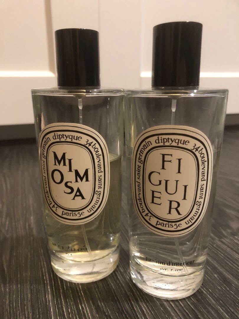 Diptyque room spray 150ml bottle - Mimosa & Figuier, Furniture & Home ...