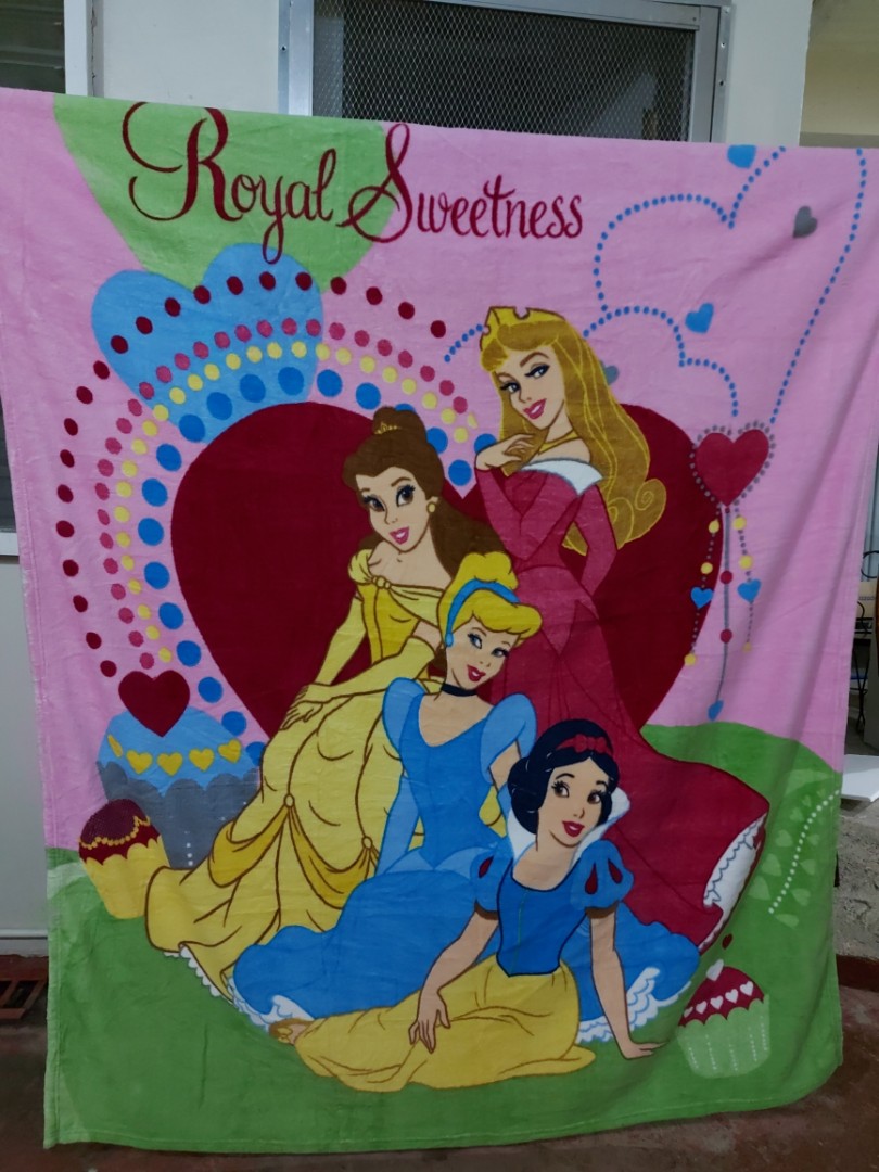 Disney Princess Blanket, Furniture & Home Living, Bedding & Towels on ...
