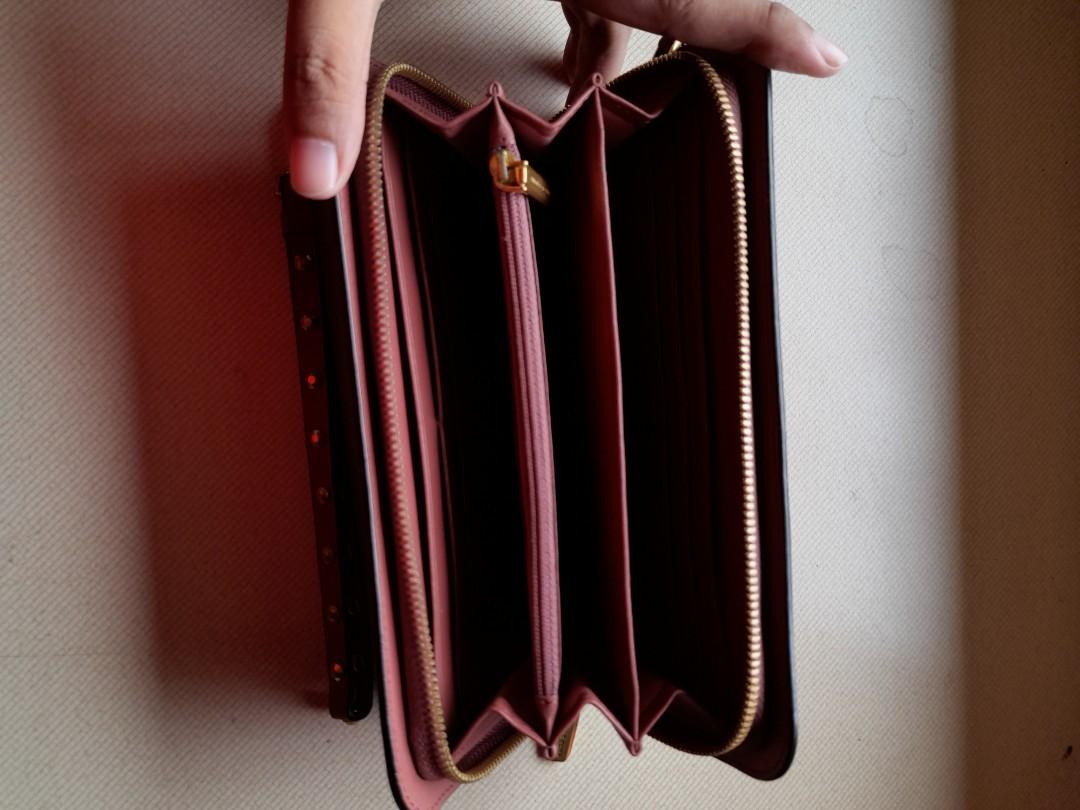DOMPET PINK CHARLES & KEITH ORIGINAL, Fesyen Wanita, Tas & Dompet di ...