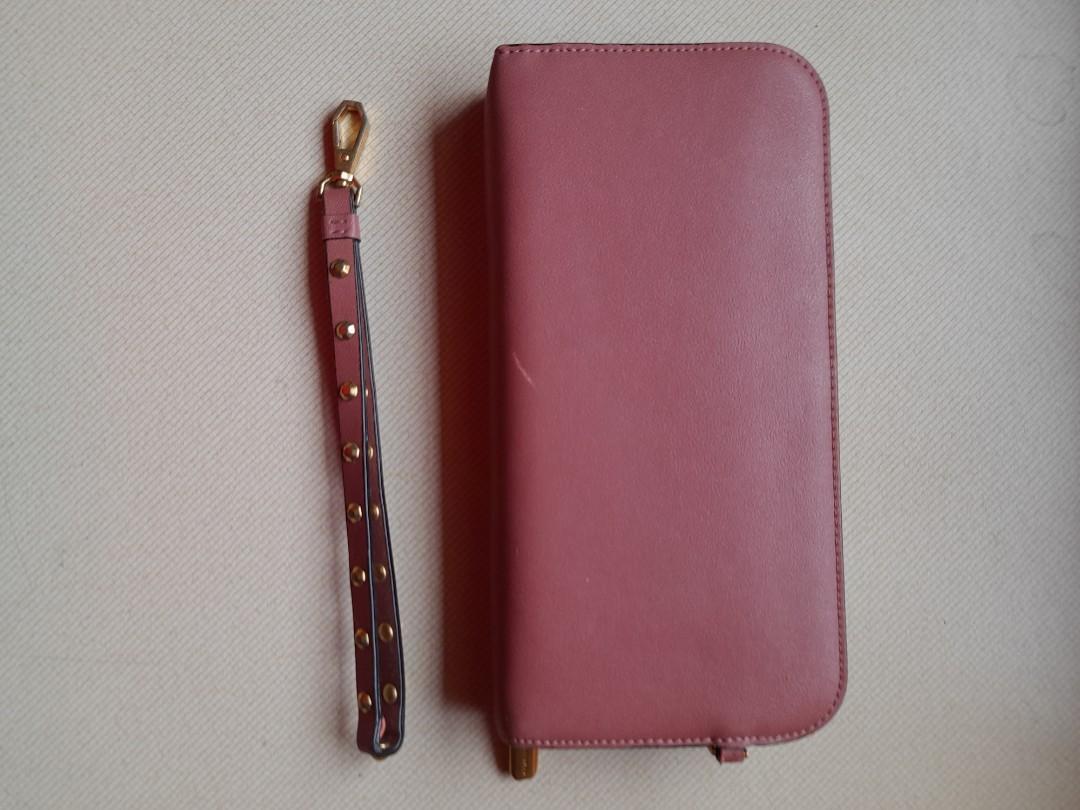 DOMPET PINK CHARLES & KEITH ORIGINAL, Fesyen Wanita, Tas & Dompet di ...