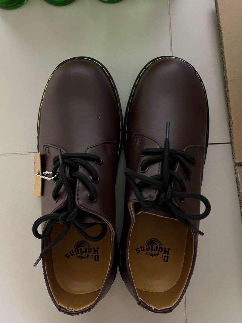 Dr Martin brown shoe, Women's Fashion, Footwear, Boots on Carousell