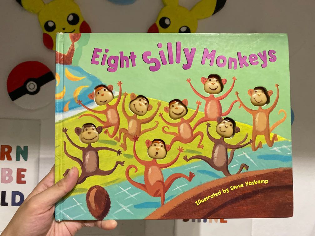 Eight Silly Monkeys, Hobbies & Toys, Books & Magazines, Children's ...