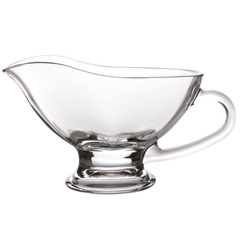 Elegant Glass Sauces with Handle Fine Dining Style Dinnerware ...