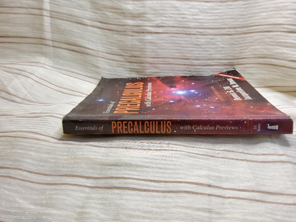 Essentials of PreCalculus with Calculus Previews by Dennis G. Zill and ...