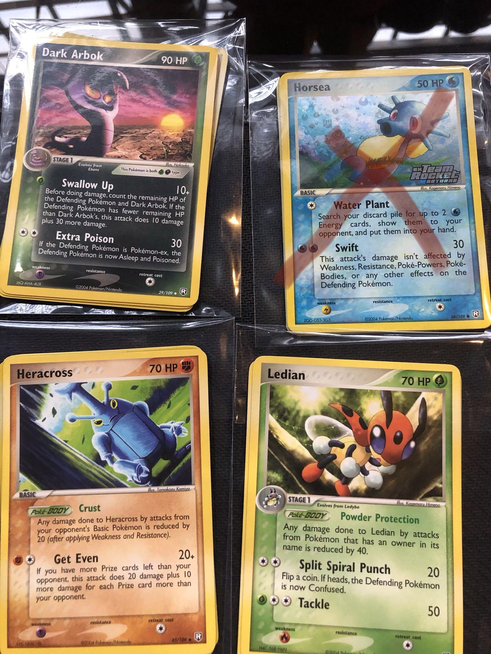 EX Team Rocket Returns - pack of random 6 cards Pokemon Cards/TCG ...