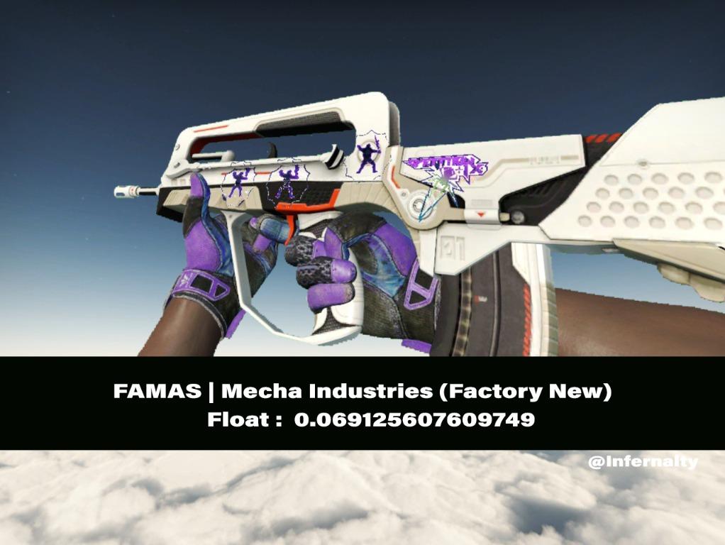 Famas Mecha Industries FN CSGO SKINS KNIVES, Video Gaming, Gaming ...