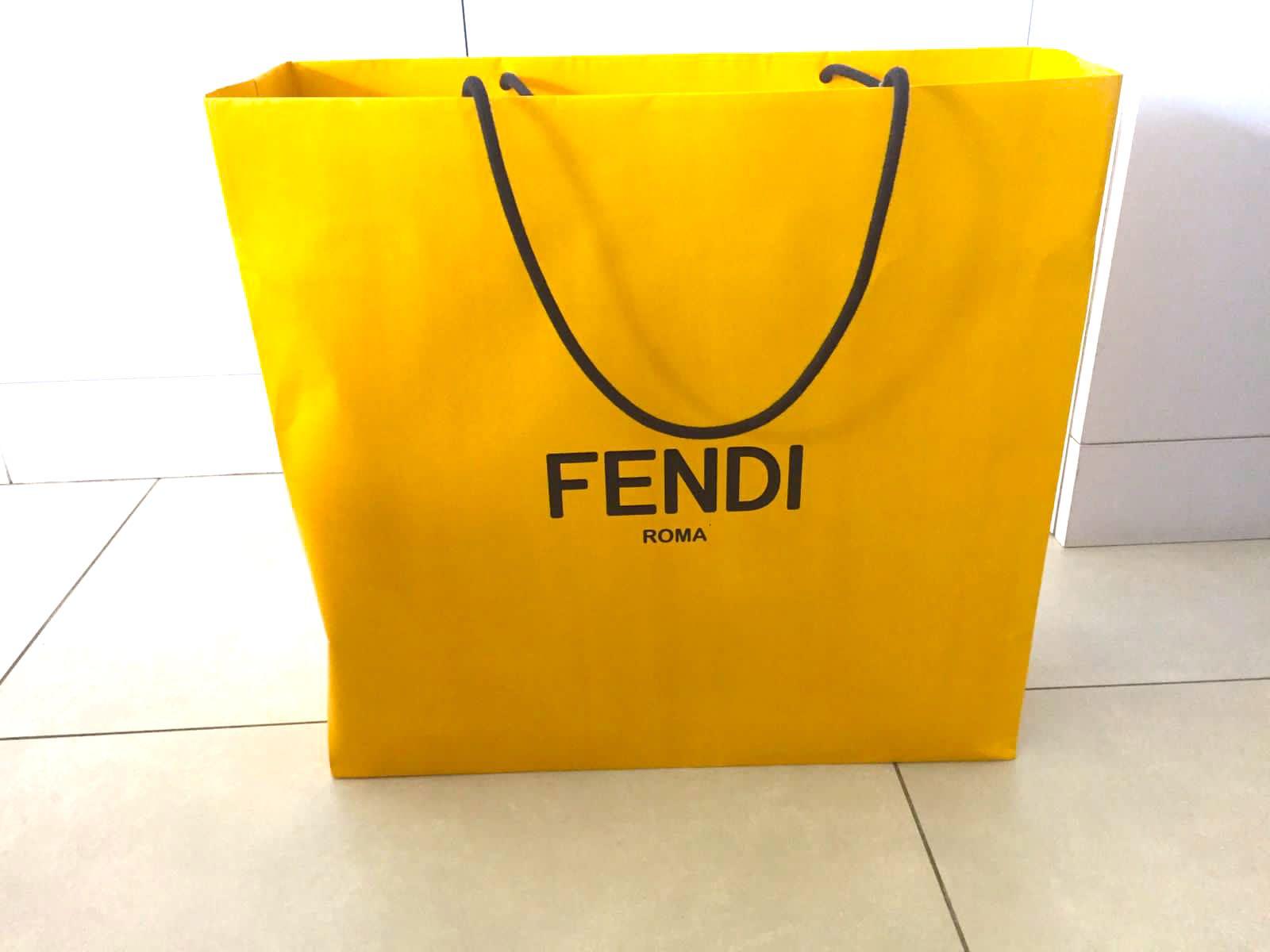 FENDI paper bag, Luxury, Bags & Wallets on Carousell