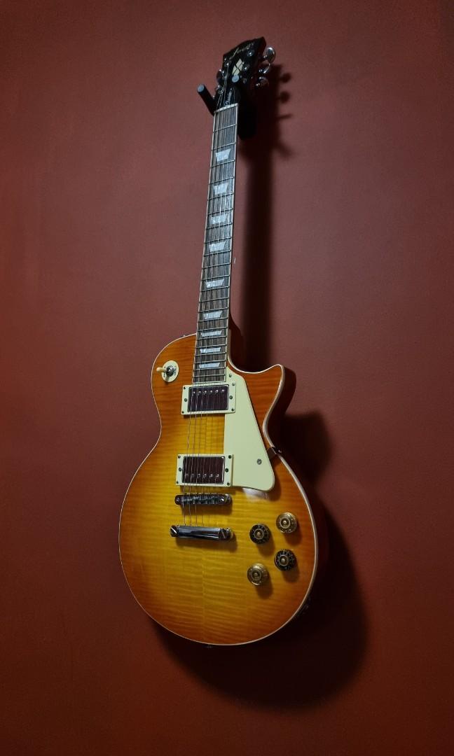 Firefly LP Electric Guitar in Honeyburst | Les Paul Copy | With ...