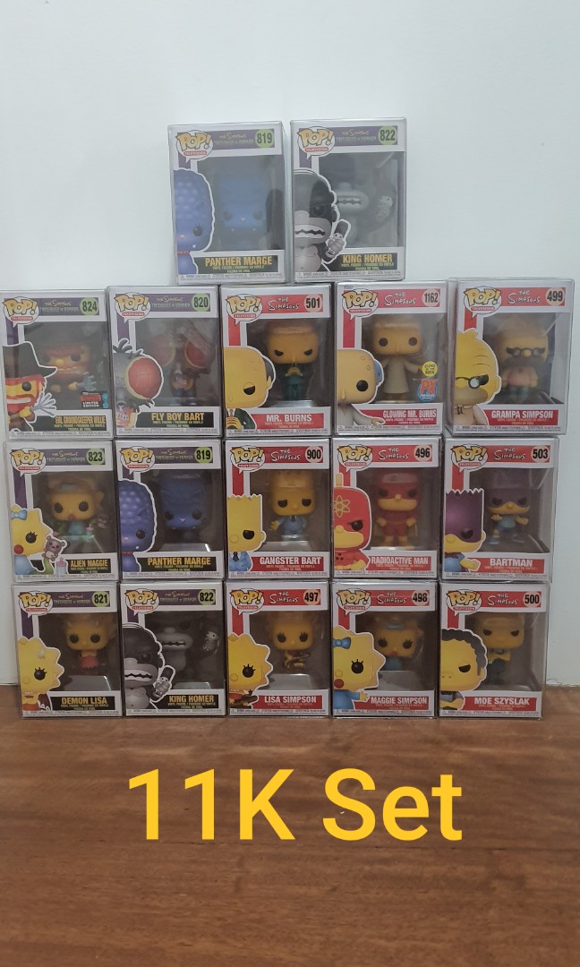 Funko Pop Simpsons Set, Hobbies & Toys, Toys & Games on Carousell
