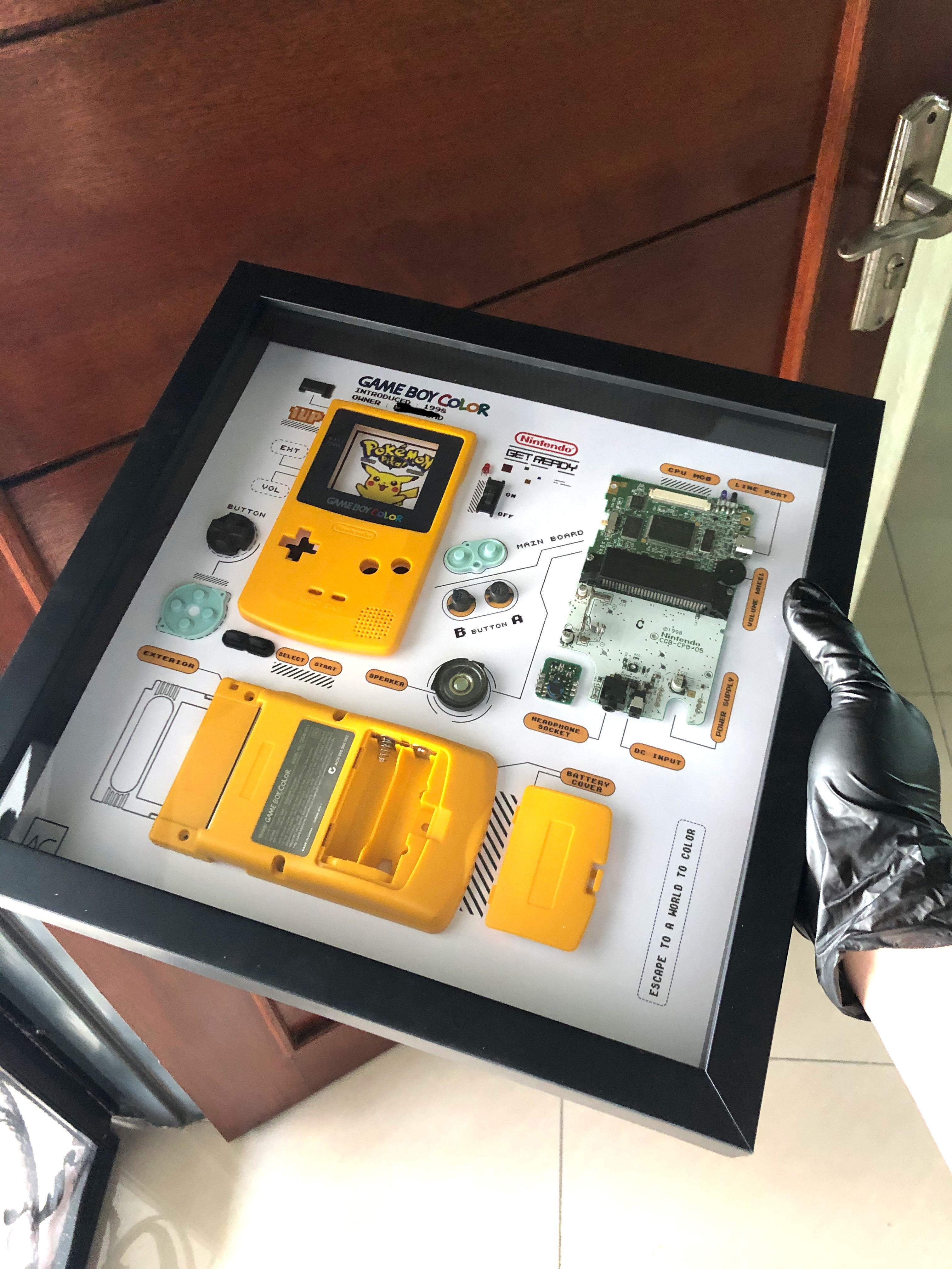 Gameboy Color Tech Frame, Video Gaming, Video Game Consoles, Nintendo ...