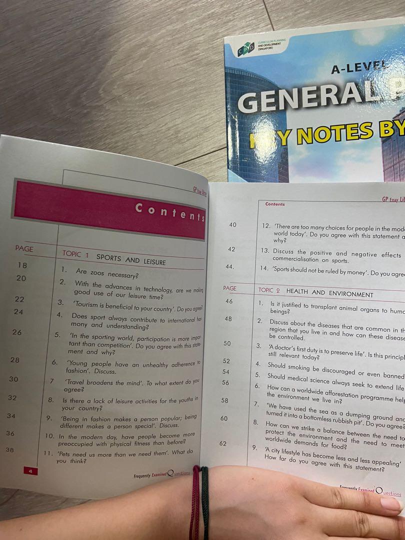 GP A-Level Essay Example Books, Hobbies & Toys, Books & Magazines ...