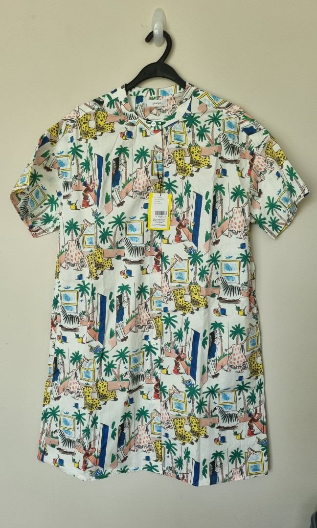 Graniph Moomin/Curious George dresses, Women's Fashion, Dresses & Sets ...