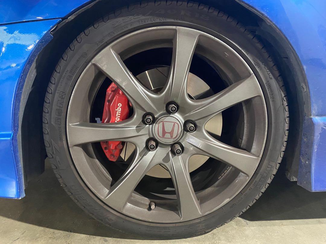 Honda Civic FD2R Type R Original Stock Rims, Car Accessories, Tyres ...