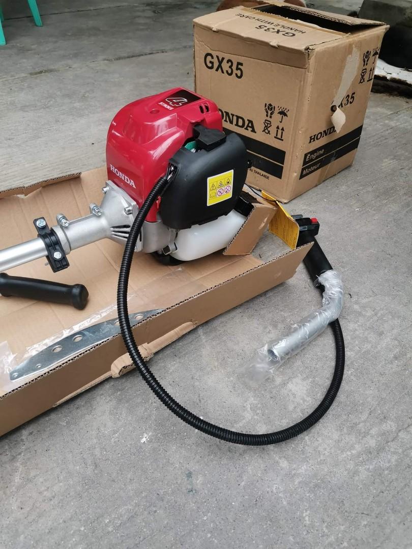 Honda GX35 4 Stroke Grass Cutter, Complete Accessories, Furniture & Home Living, Gardening ...