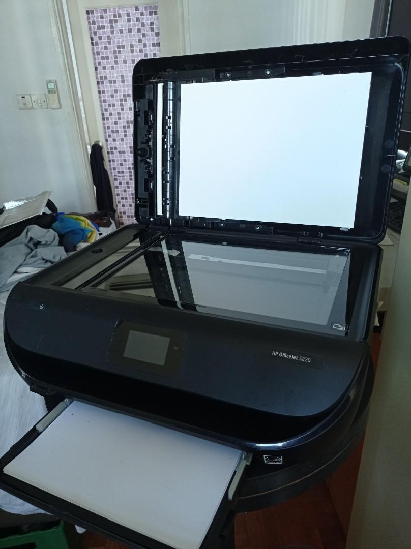HP officeJet 5220 wireless WiFi Color printer Scanner, Computers & Tech ...