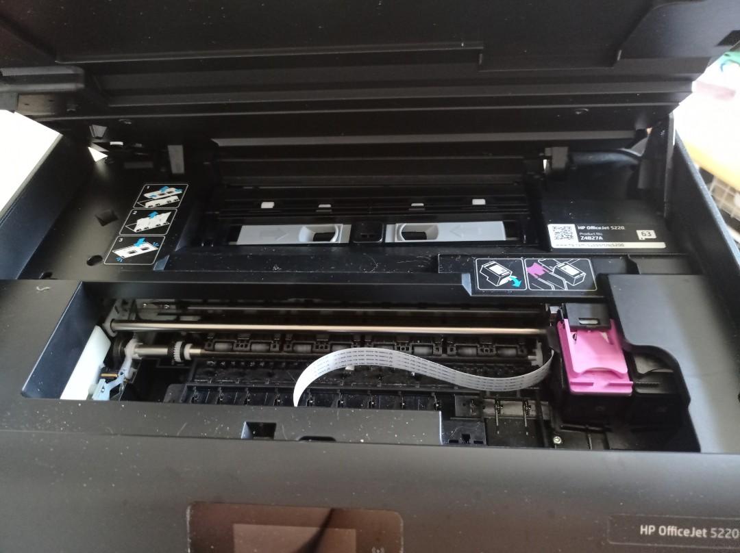 HP officeJet 5220 wireless WiFi Color printer Scanner, Computers & Tech ...