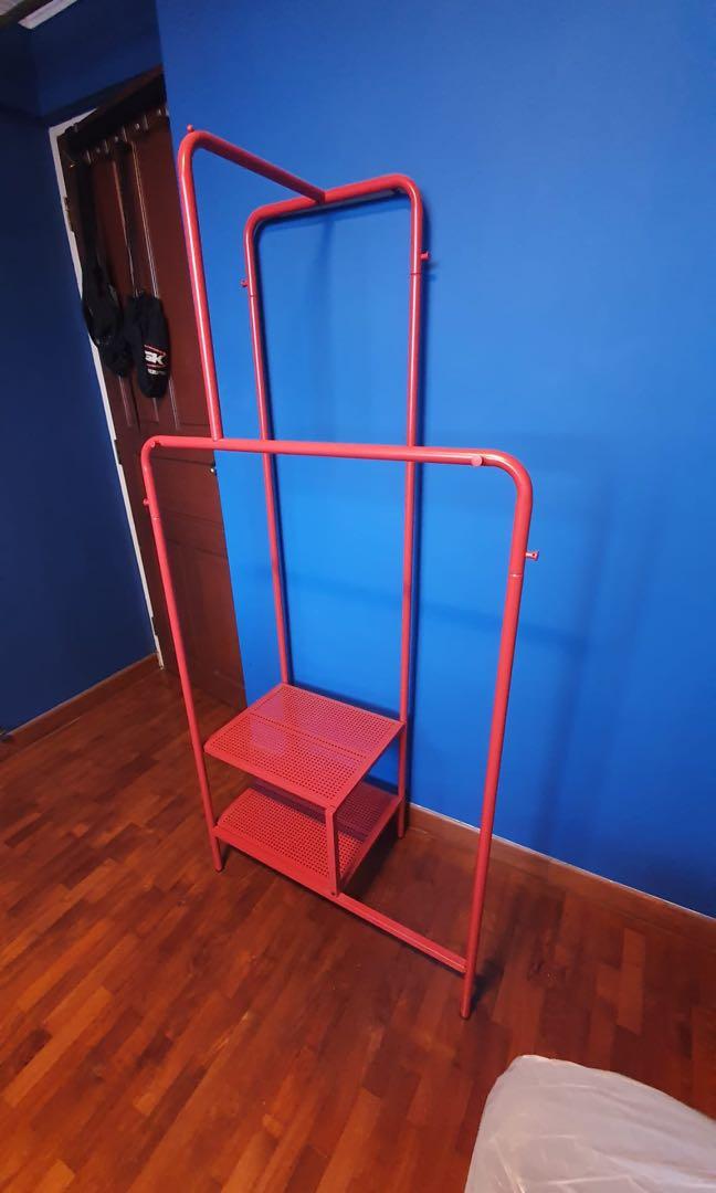 IKEA Nikkeby clothes rack, Furniture & Home Living, Furniture, Shelves, Cabinets & Racks on ...