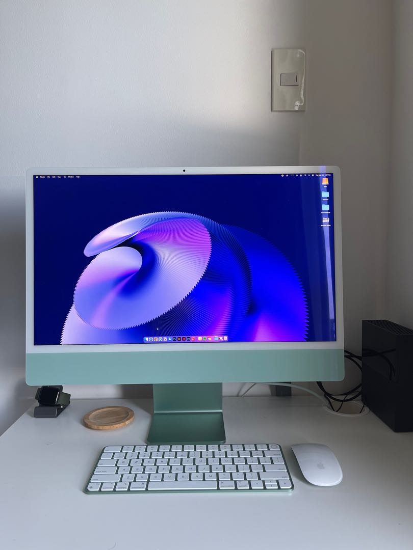 iMac M1 (Green) 8GB 256GB SSD FRESH, Computers & Tech, Desktops on ...