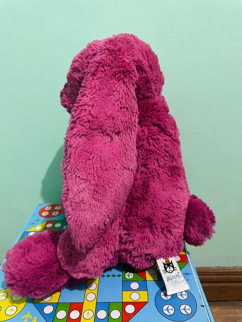 Jellycat London Large Bashful Strawberry Bunny (Rare), Hobbies & Toys ...
