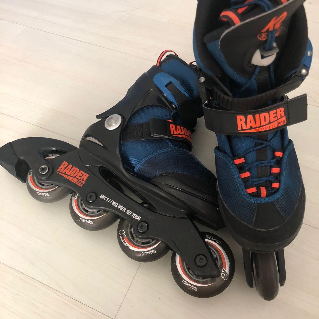 K2 Raider Pro Youth Boys inline skates, Sports Equipment, Sports ...