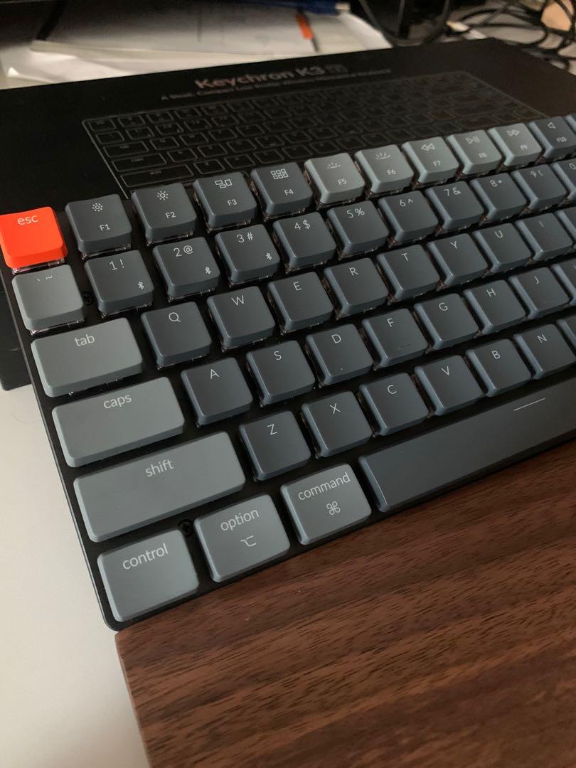 Keychron K3 V2 RGB Low Profile Optical (Hot-swappable) Red Switches ...