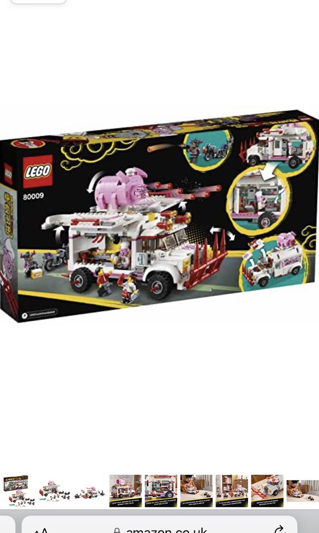 LEGO 80009 Monkie Kid Pigsy's Food Truck, Hobbies & Toys, Toys & Games ...