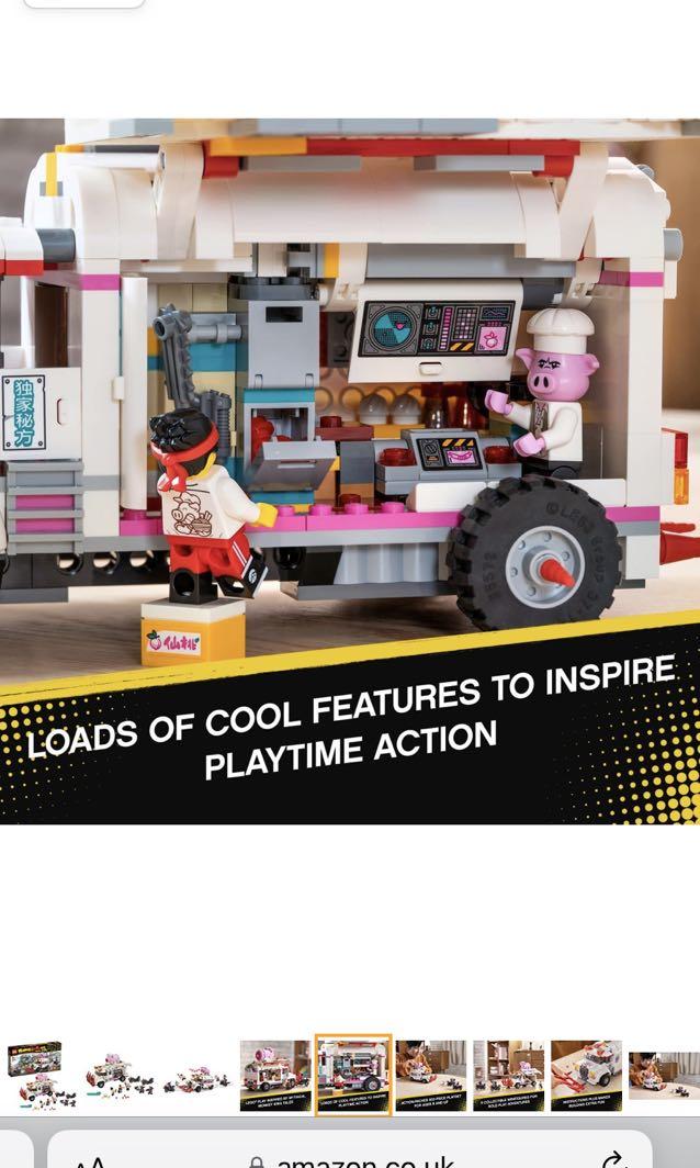 LEGO 80009 Monkie Kid Pigsy's Food Truck, Hobbies & Toys, Toys & Games ...
