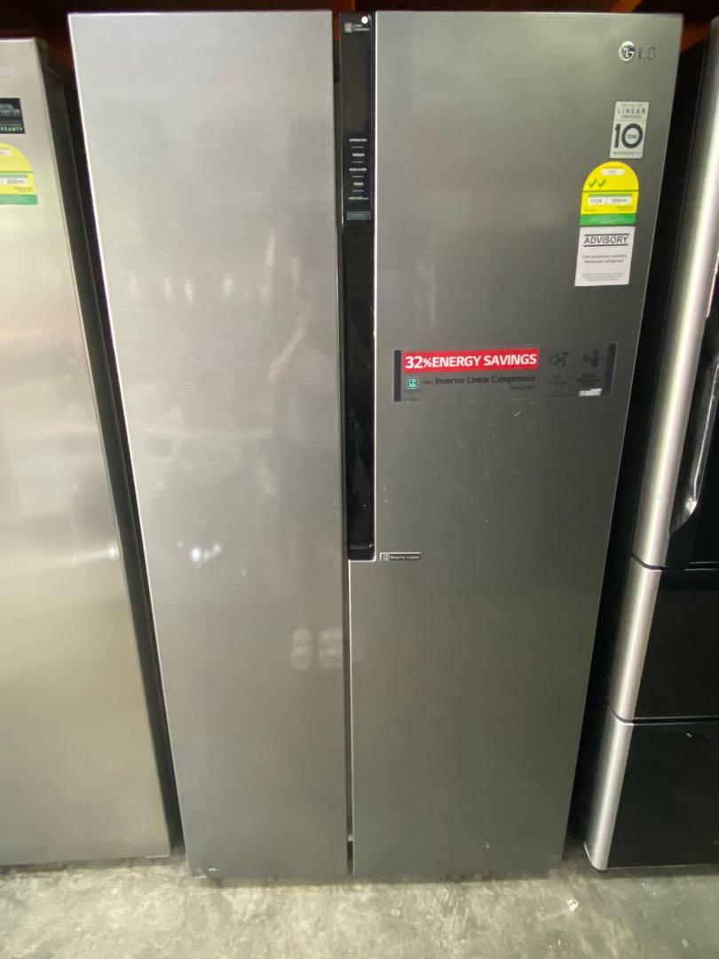 LG Linear Inverter Side by Side Fridge, 613L, TV & Home Appliances ...