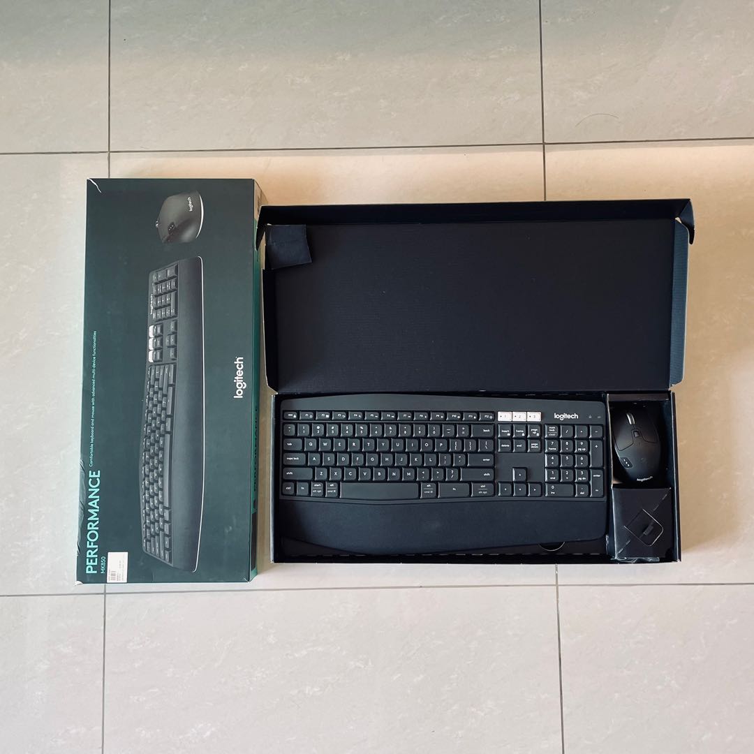 Logitech K850 Keyboard, M720 Mouse, Combo MK850, Computers & Tech ...
