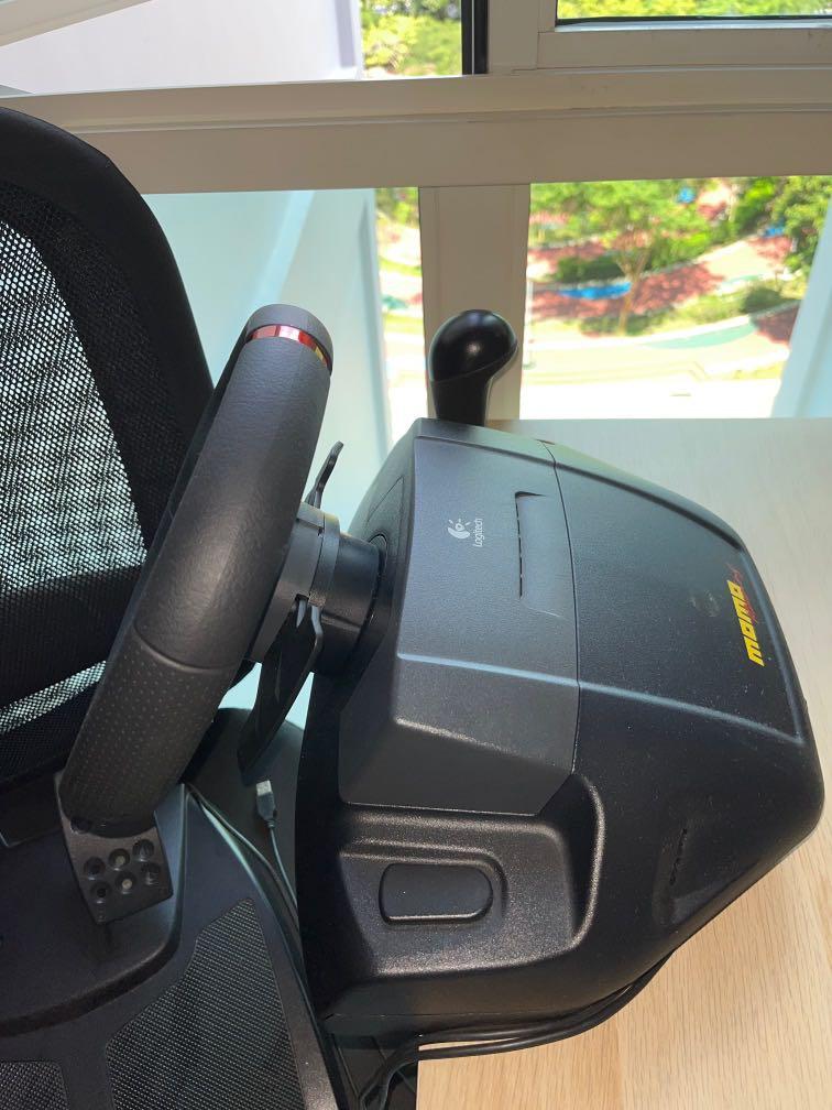 Logitech MOMO Racing Wheel (Force feedback), Video Gaming, Gaming ...