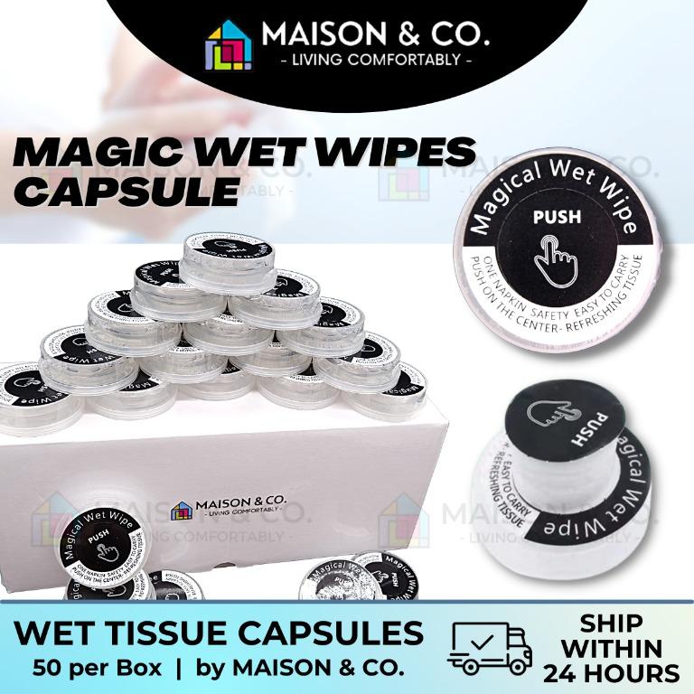 Maison & Co. | Magical Wet Tissue Capsule Non-Alcoholic Antibacterial ...