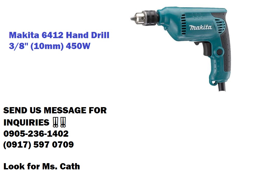 Makita 6412 Hand Drill 3/8" (10mm) 450W on Carousell