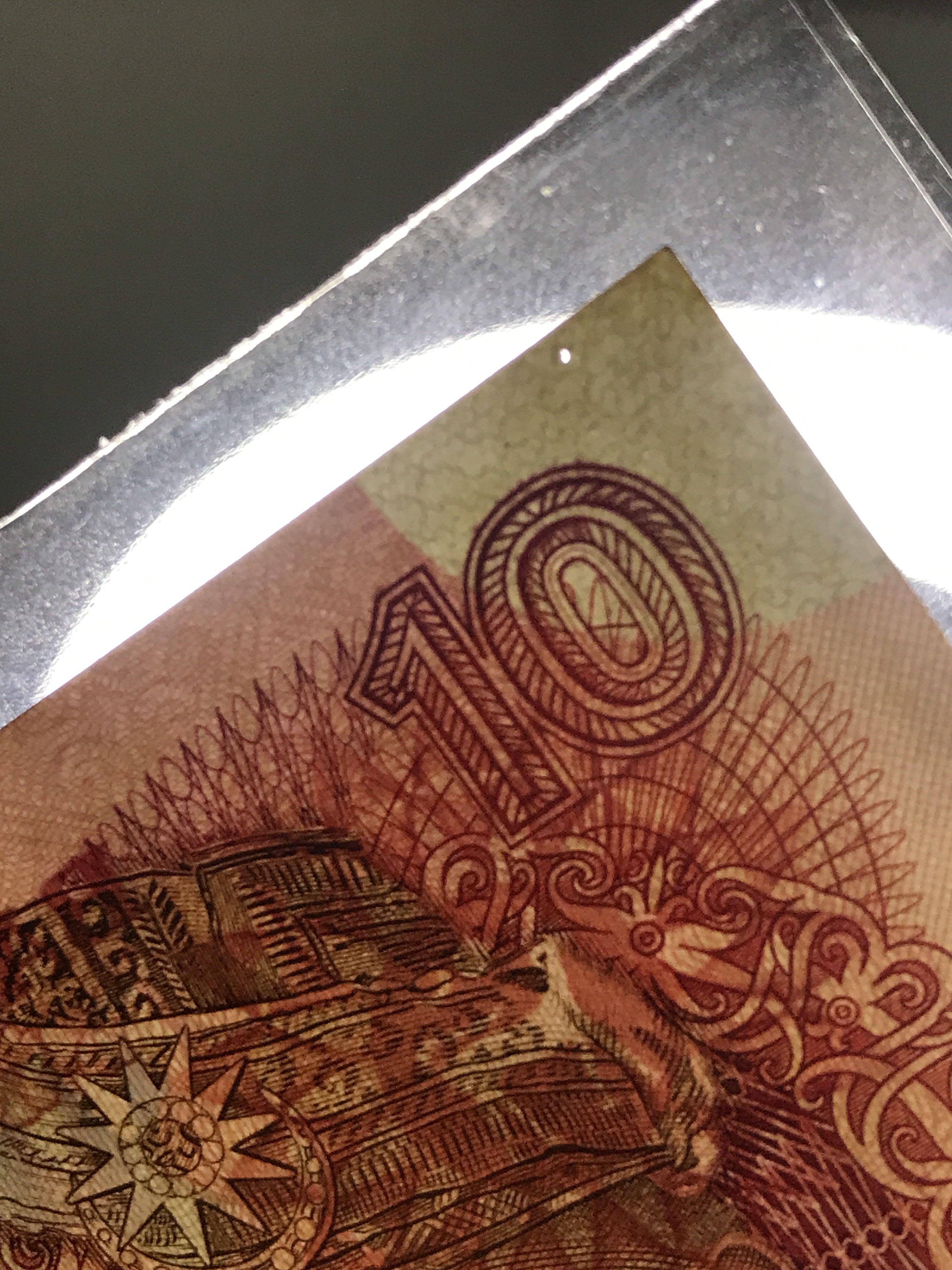 Malaysia RM10 Aziz Taha 5th series last prefix PQ duit lama banknotes ...