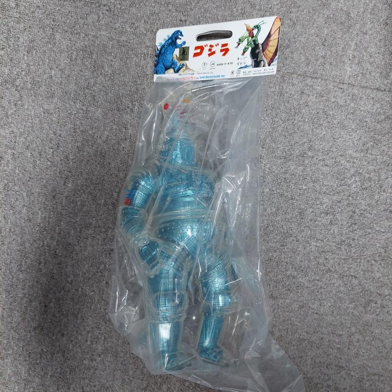 Marusan Mecha Godzilla 450 MG 機械 哥斯拉 透明 Blue Metallic 內構版 sofubi sofvi softvinyl kaiju bullmark ...