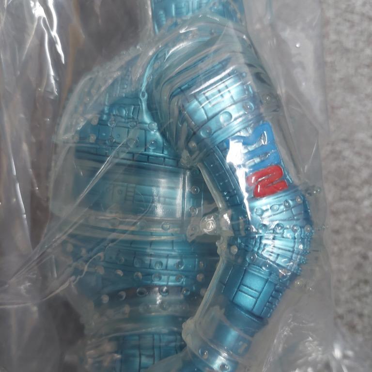 Marusan Mecha Godzilla 450 MG 機械 哥斯拉 透明 Blue Metallic 內構版 sofubi sofvi softvinyl kaiju bullmark ...