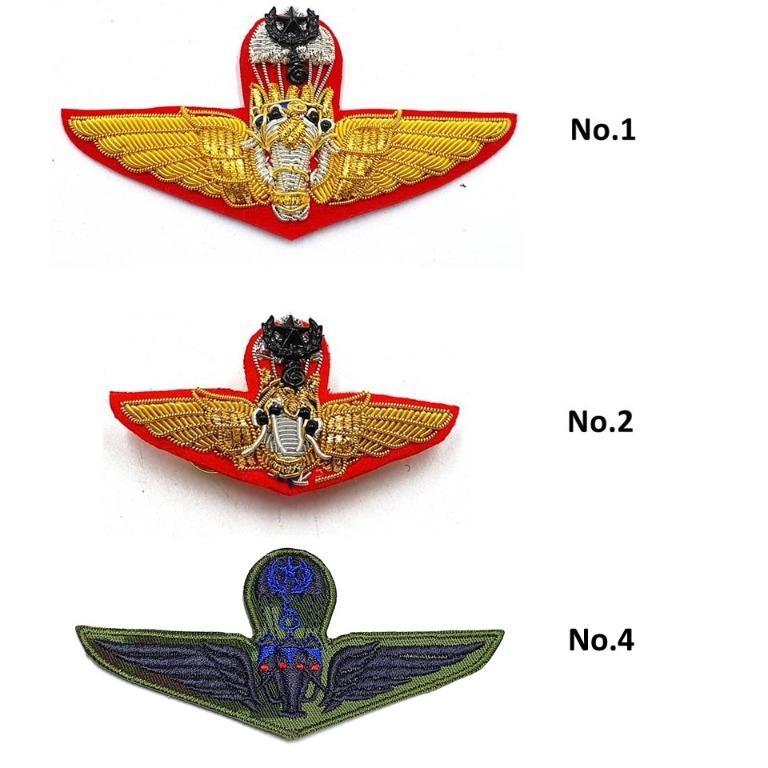 MASTER THAI AIRBORNE BADGES - NO.1 ($25), NO.2 ($25),NO.4 ($5), Sports ...