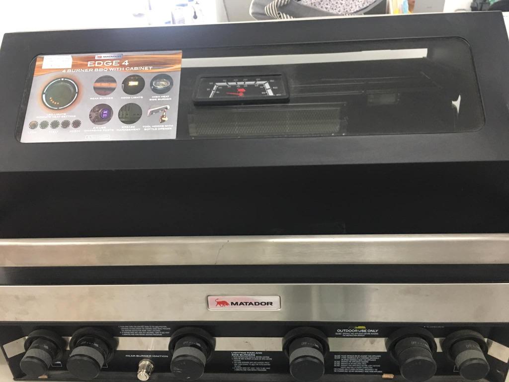 Matador Edge 4 Burner Bbq w/o Cabinet, TV & Home Appliances, Kitchen ...