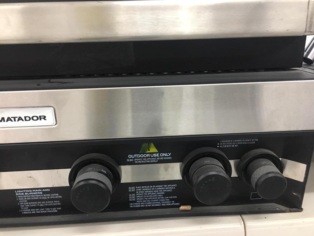 Matador Edge 4 Burner Bbq w/o Cabinet, TV & Home Appliances, Kitchen ...