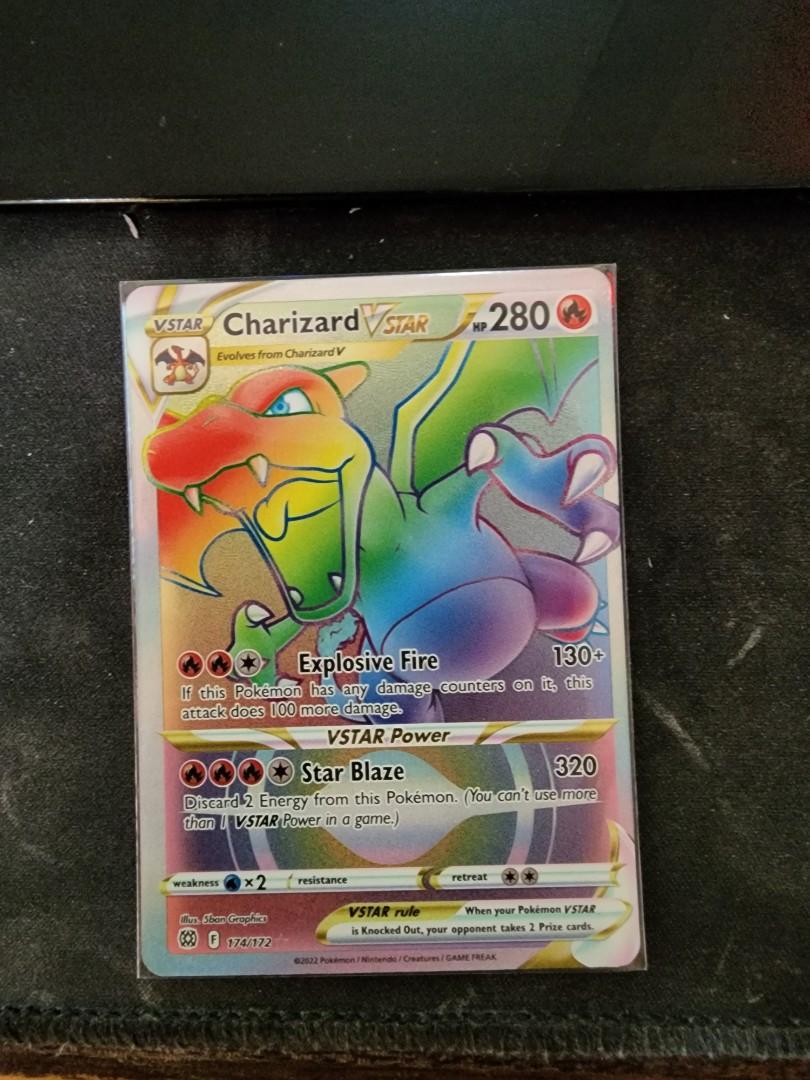 Mint Rainbow Charizard V Star #118, Hobbies & Toys, Memorabilia ...